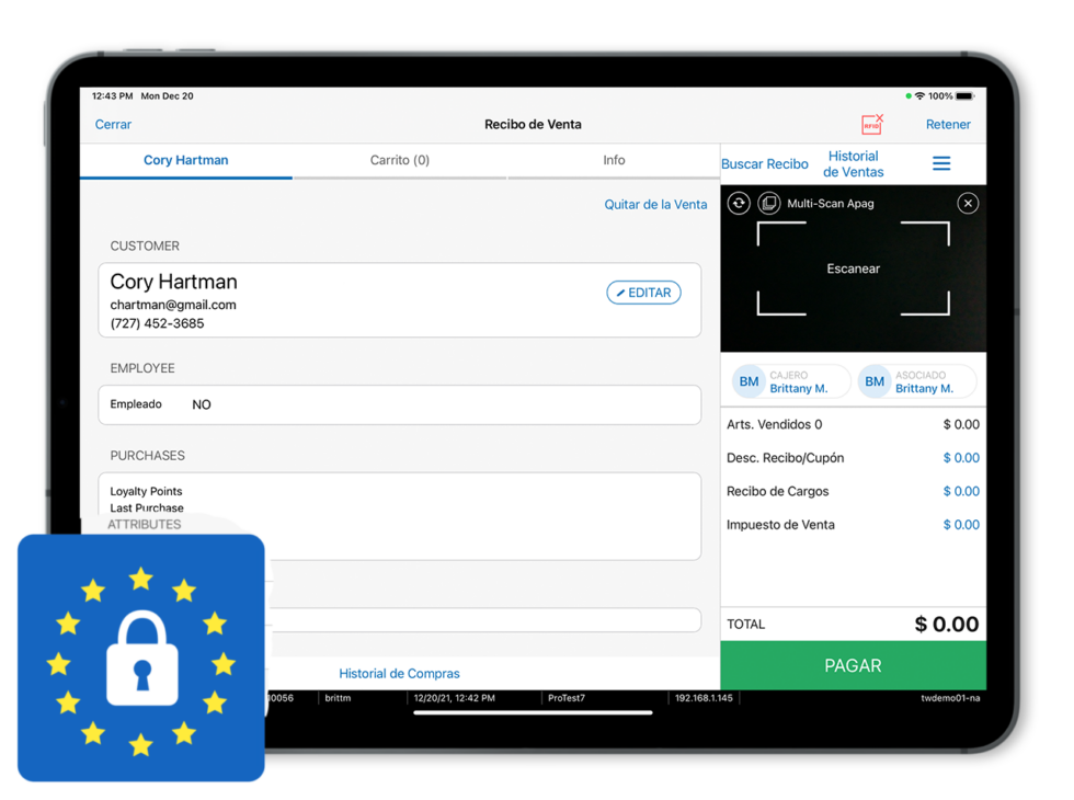 Teamwork Commerce | POS | Punto de Venta Móvil basado en iOS
